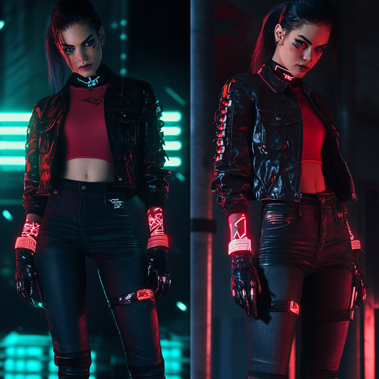 Cyberpunk Outfit Ideas: Unleash Your Inner Future Rebel - First Fashion AI Agent Gensmo